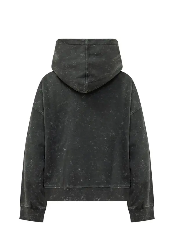 GANNI Isoli Cropped Hoodie - Phantom