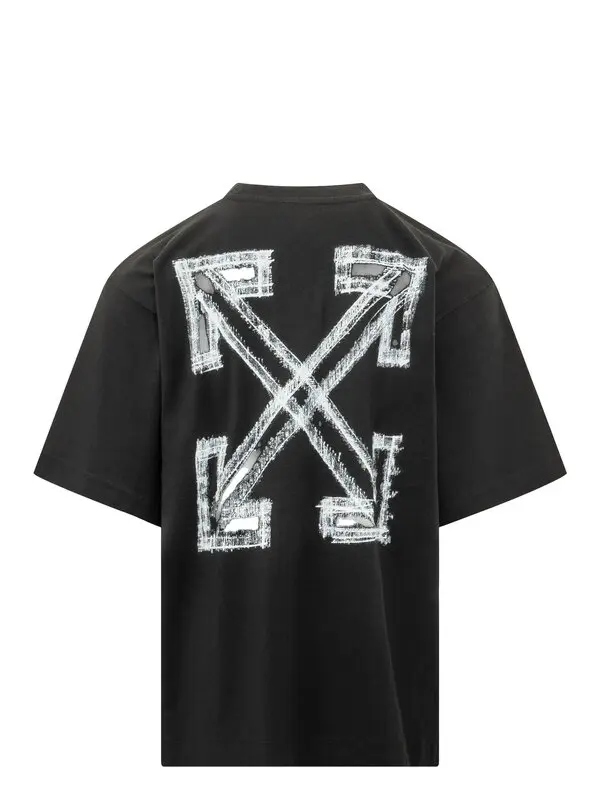 Off-White Motion Arrow Graphic T-shirt - Black