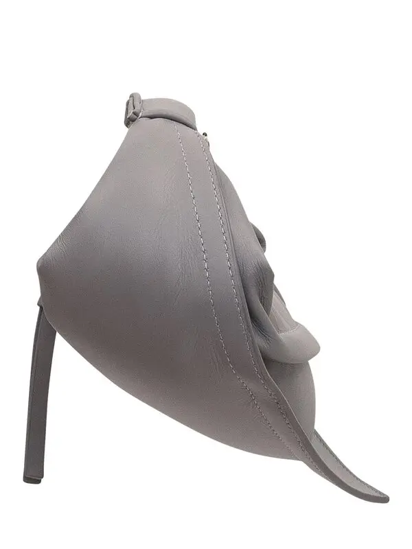FEDERICO CINA Leather Mini Handbag - Grey