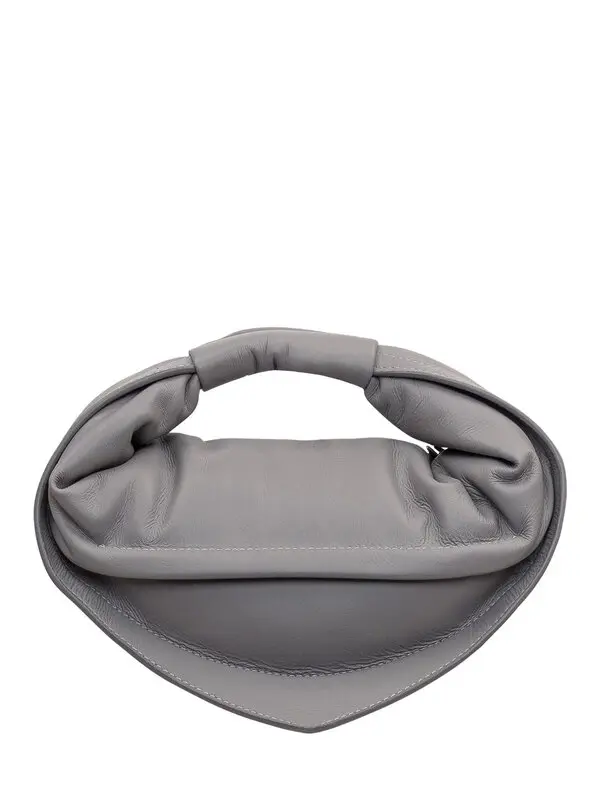 FEDERICO CINA Leather Mini Handbag - Grey