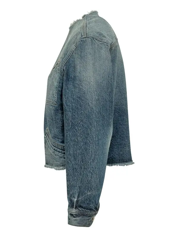 Kenzo Tulip Chore Jacket - Medium Stone Blue