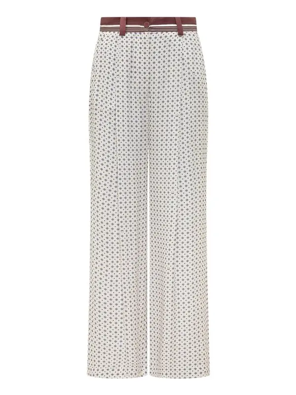 Pinko Wide-leg Trousers - Mult.