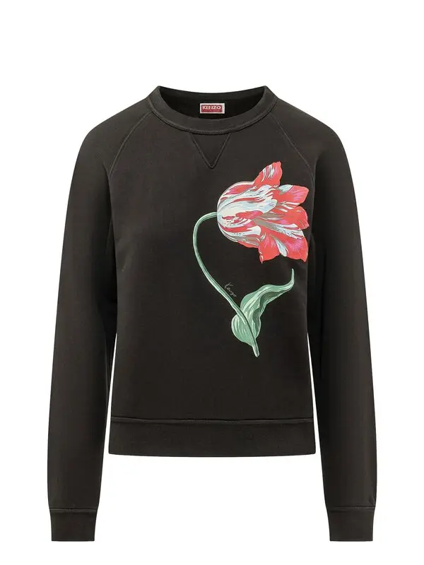 Kenzo Tulip Sweatshirt - Black