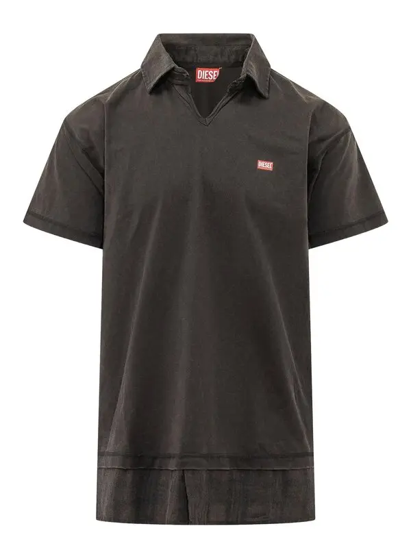 DIESEL® T-ansel Polo Shirt - Nero