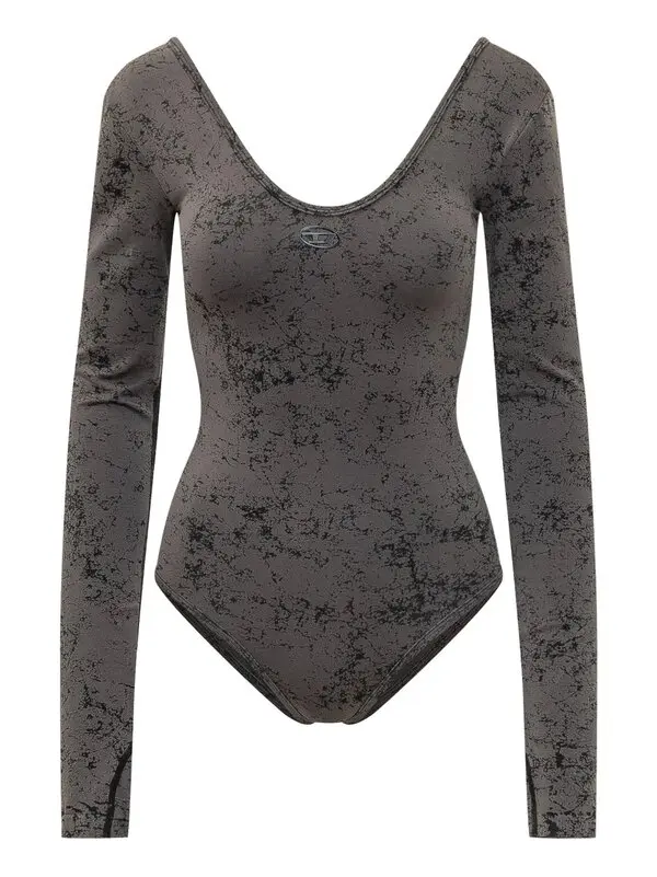DIESEL® Mini Bodysuit - Nero
