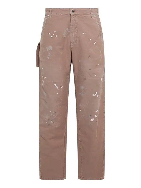 DARKPARK Cotton Trousers - Beige