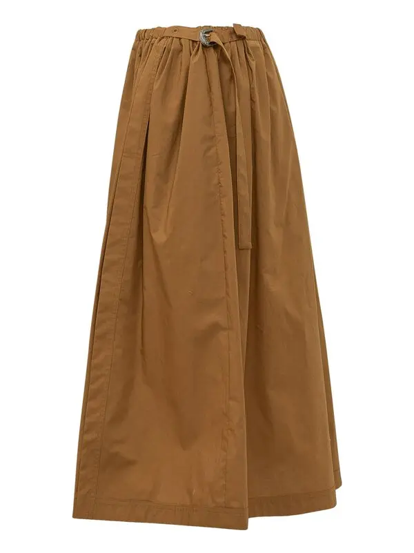 Pinko Flounce Mini Skirt - Bronzo