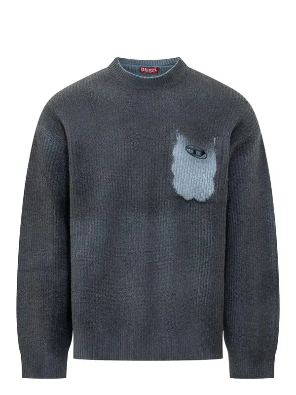 DIESEL® K-pickler Knit Sweater - Blu