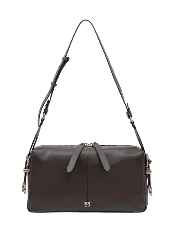 Pinko Biker Shoulder Bag - Marasca