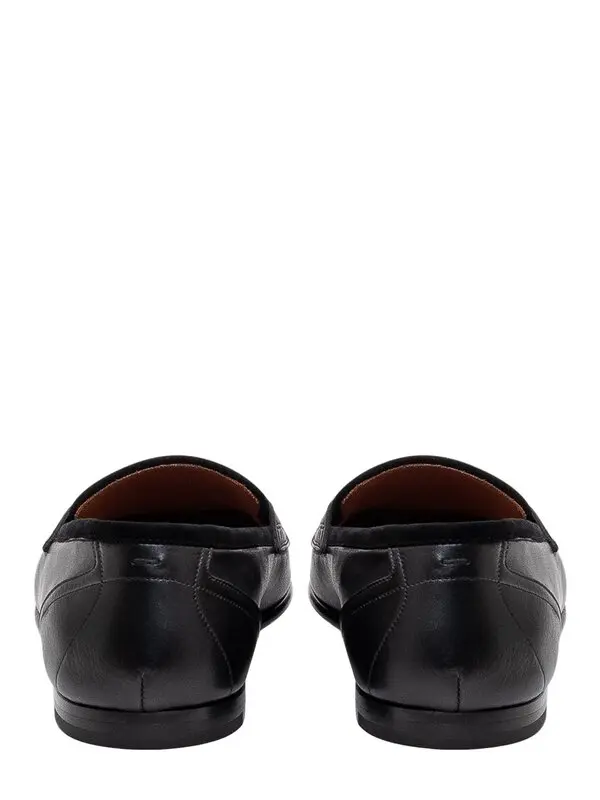 Dolce & Gabbana Elegant Moccasin With Front Buckle - Nero