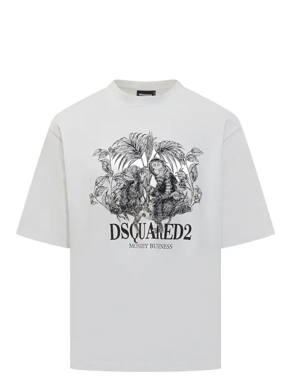 Dsquared2 Iconic Graphic T-shirt - White