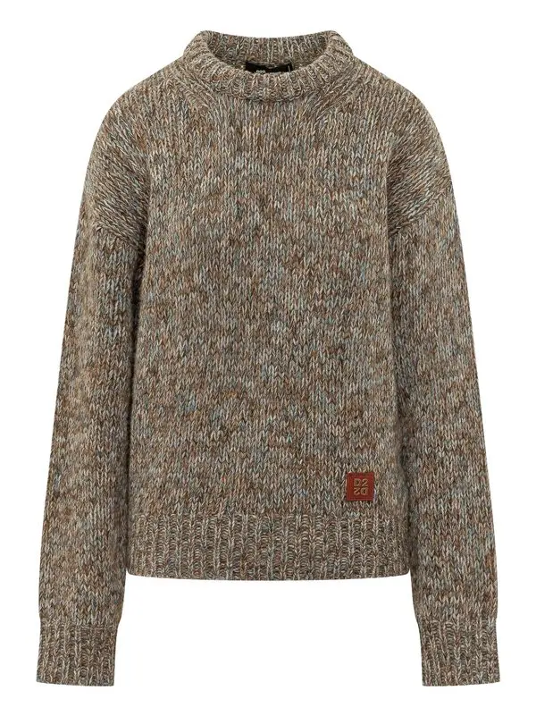 Dsquared2 Mouline Pullover Sweater - Sandy Multicolor