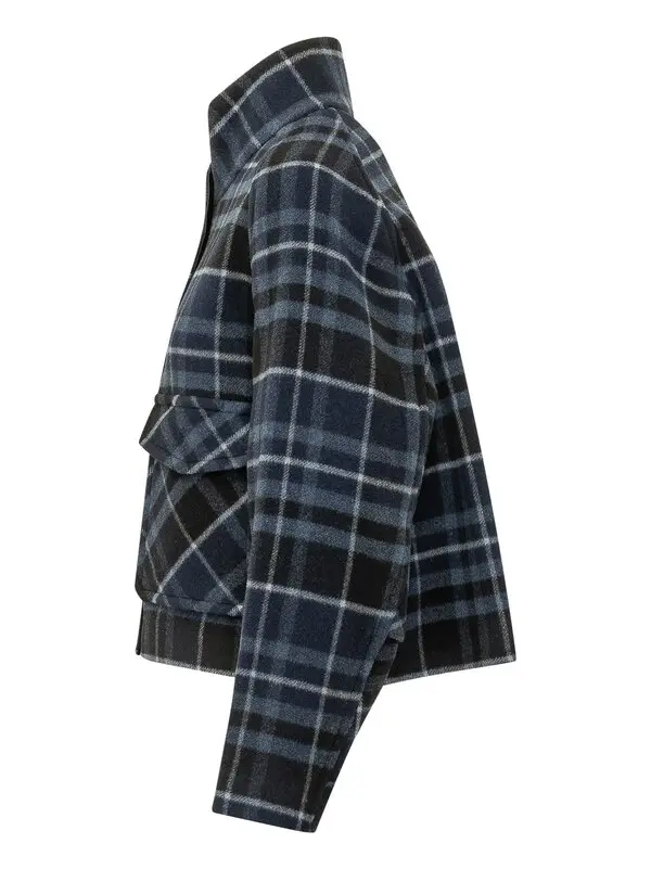 Pinko Campanula Caban Coat - Mult.nero Blu