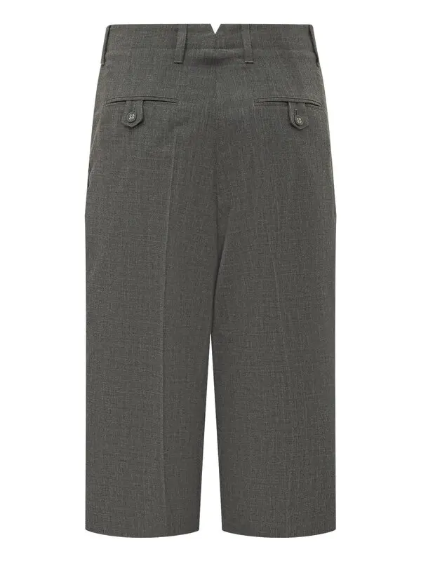 AMI Paris Carrot Shorts With 2-pocket Design - Gris Carbone
