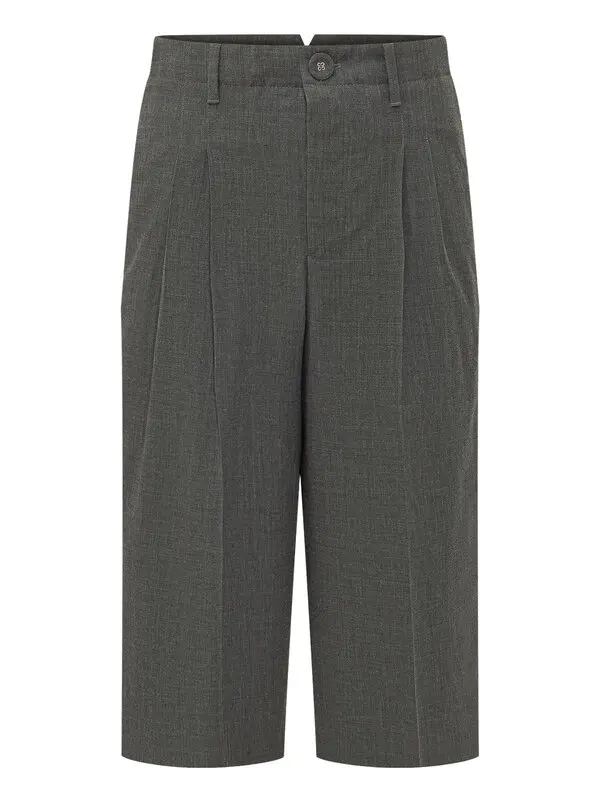 AMI Paris Carrot Shorts - Gris Carbone