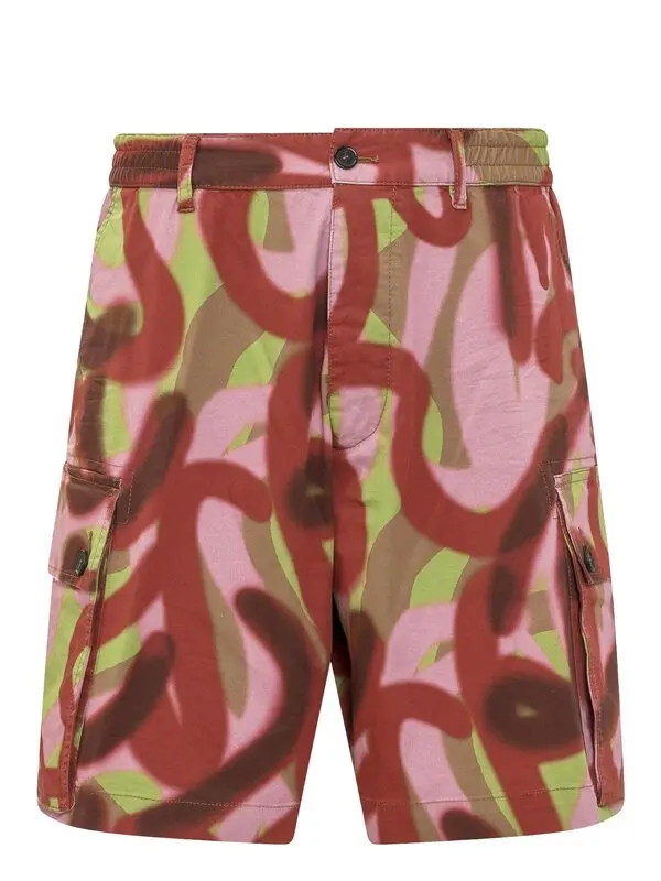 Dsquared2 Cargo Mini Shorts - Rosa
