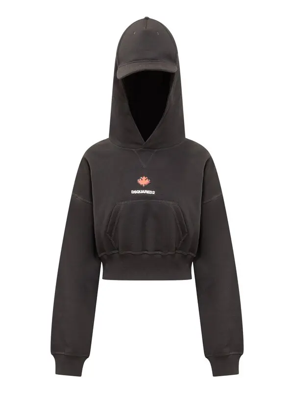 Dsquared2 Casual Hoodie Sweatshirt - Black