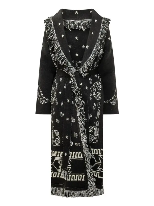 Alanui Bandana Jacquard Jacket - Black Multi