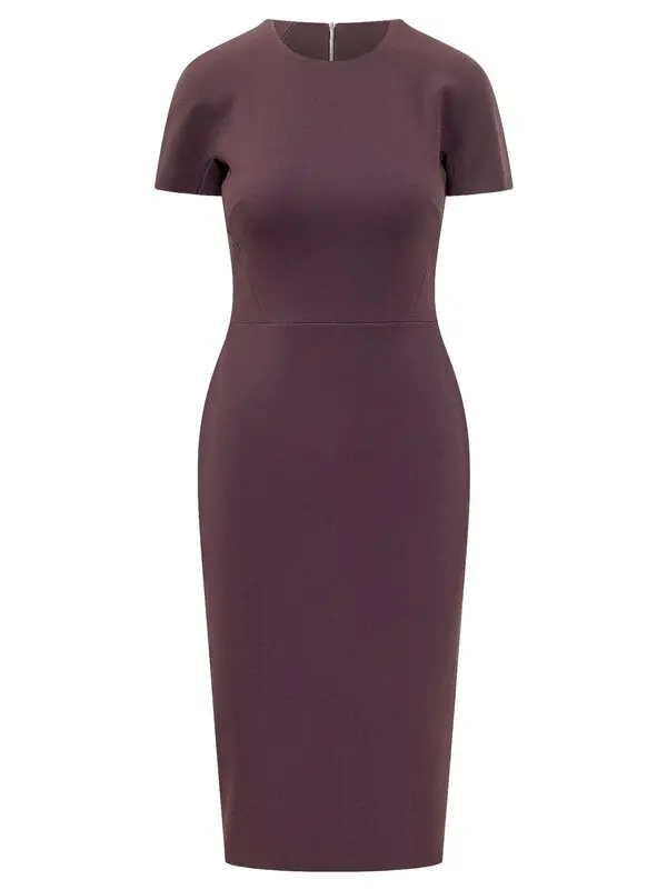 Victoria Beckham Midi Dress - Fig