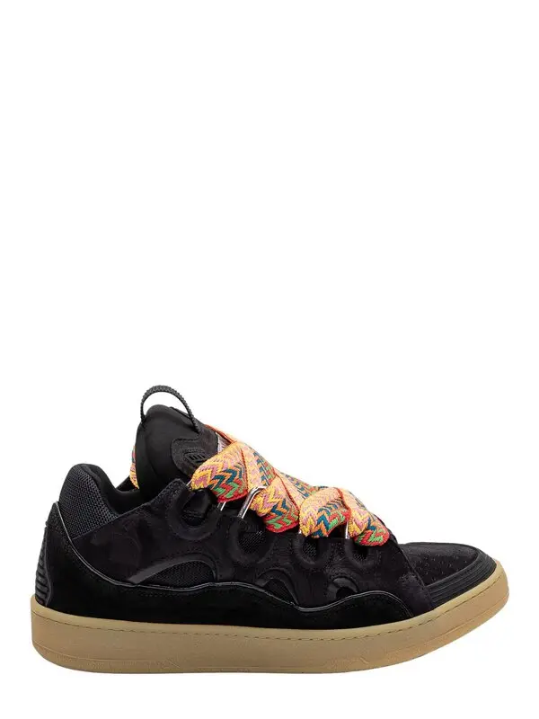 LANVIN Curb Fit Sneaker - Black