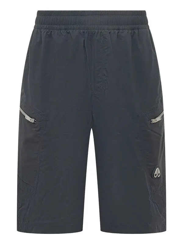 Moose Knuckles Cargo Bermuda Shorts - Navy