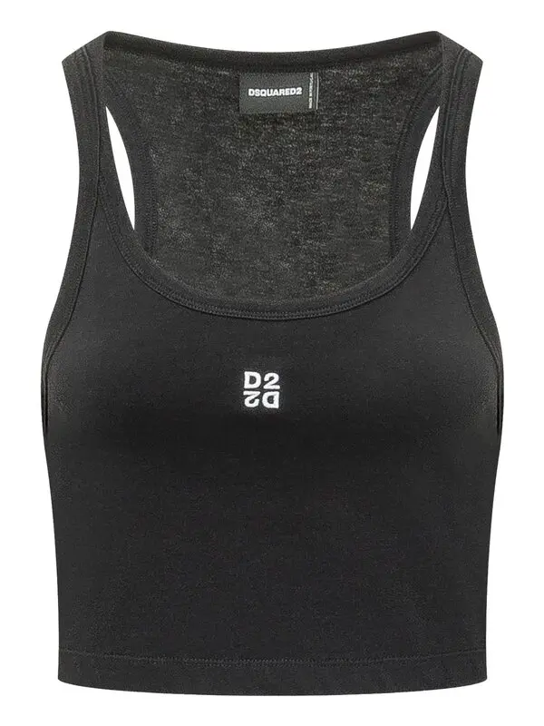Dsquared2 Mini Logo Tank Top - Nero
