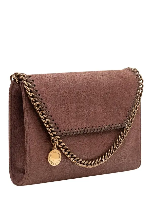 Stella McCartney Falabella Wallet On Chain Shoulder Bag - Mahogany