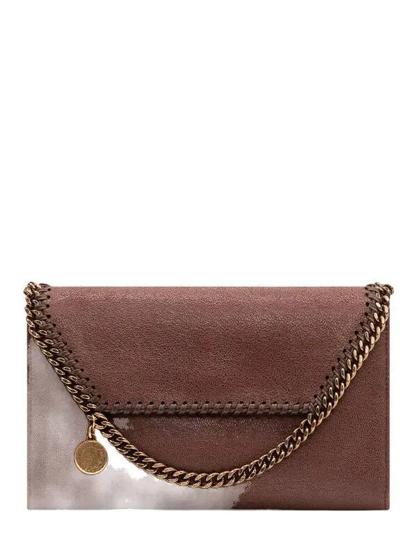Stella McCartney Falabella Wallet On Chain Shoulder Bag - Mahogany