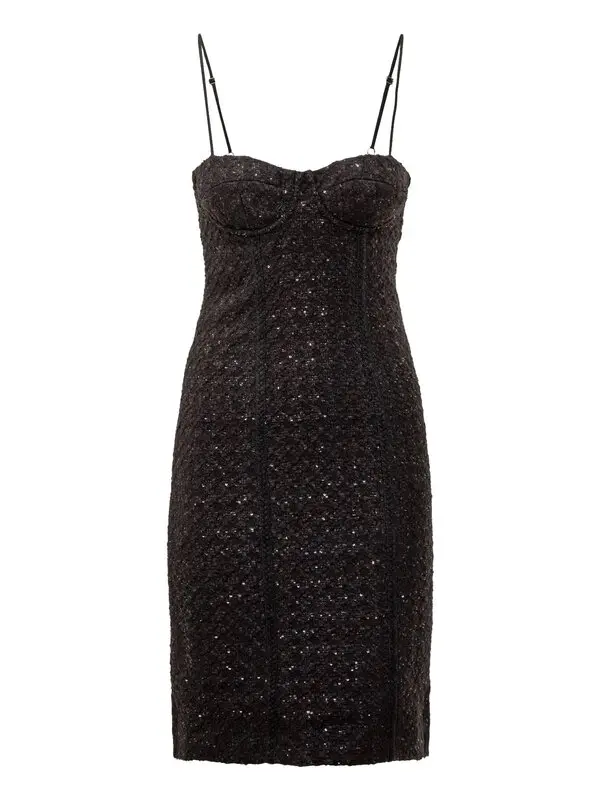 ROTATE BY BIRGER CHRISTENSEN Bustier Suit - Black