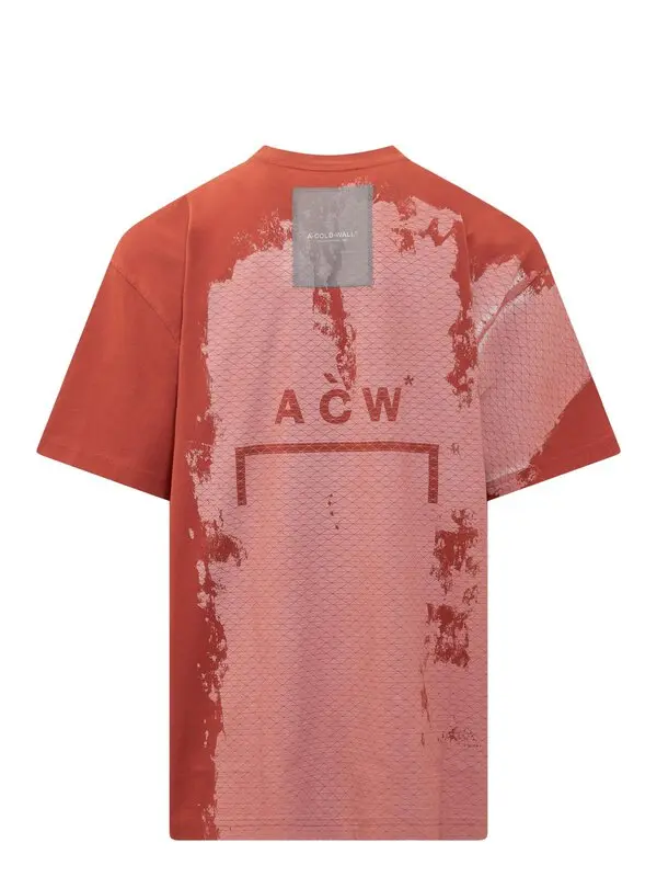 A-COLD-WALL* Brushstroke Graphic T-shirt - Rust