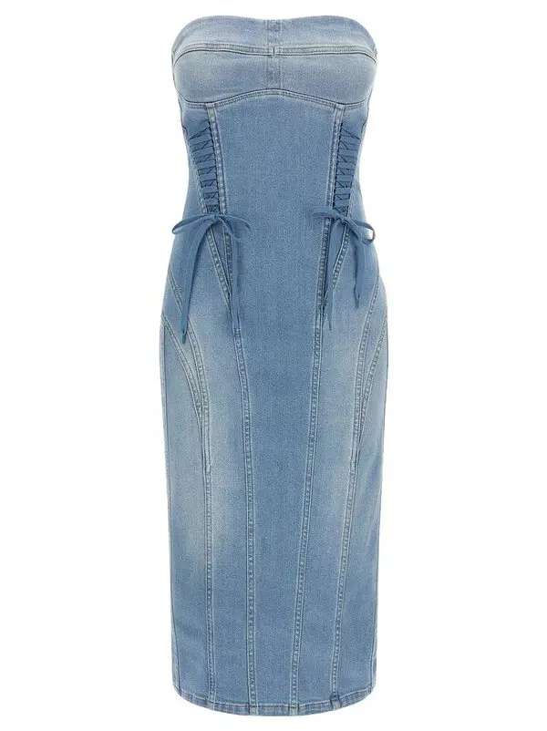 Elisabetta Franchi Chic Mini Dress - Light Blue