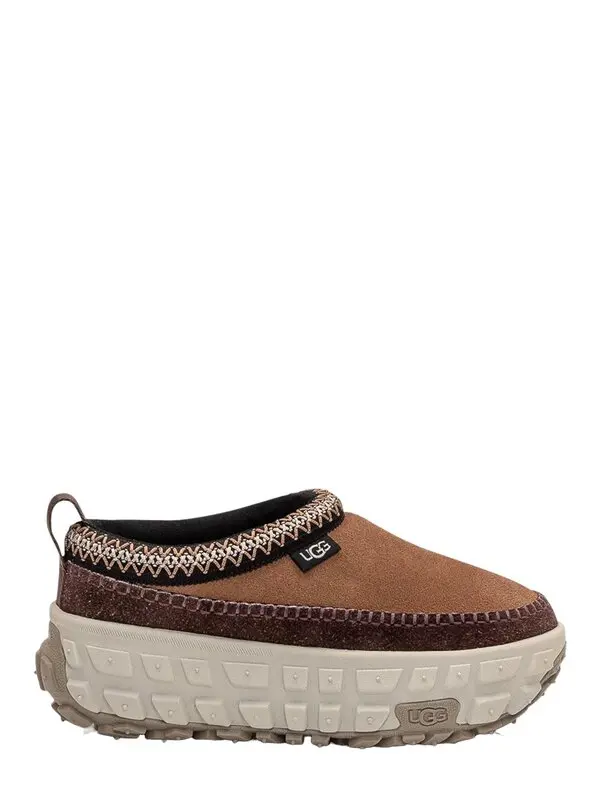 UGG Venture Daze Slip-on Platform Flats - Chestnut Ceramic
