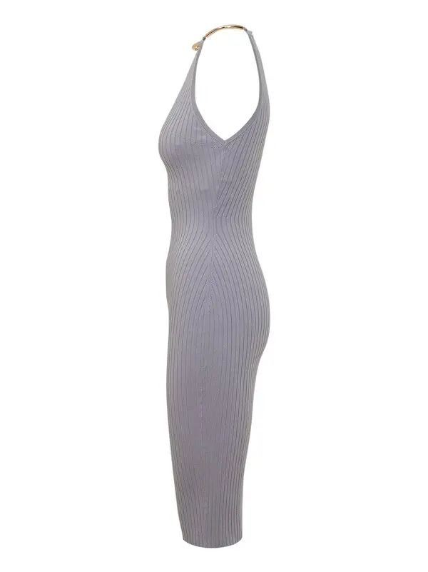 Elisabetta Franchi Elegant Suit With A-frame Neck - Lilla
