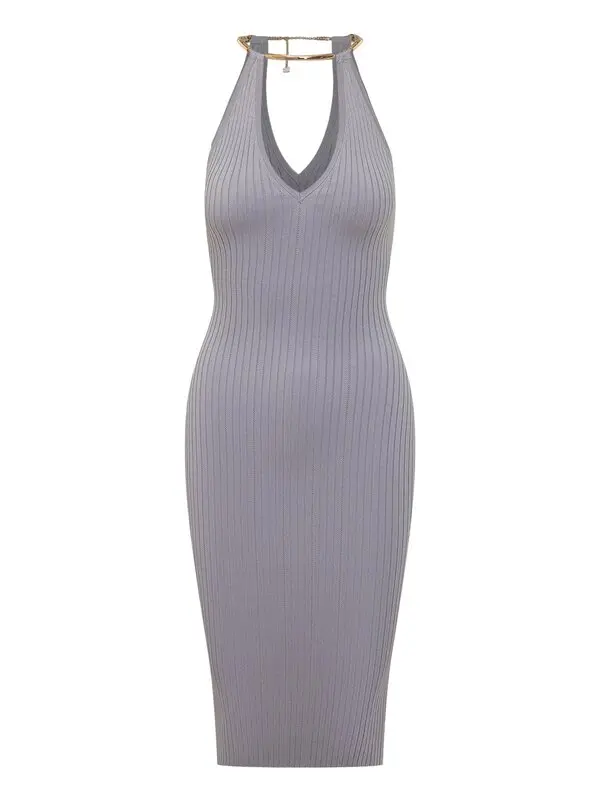 Elisabetta Franchi Elegant Suit With A-frame Neck - Lilla