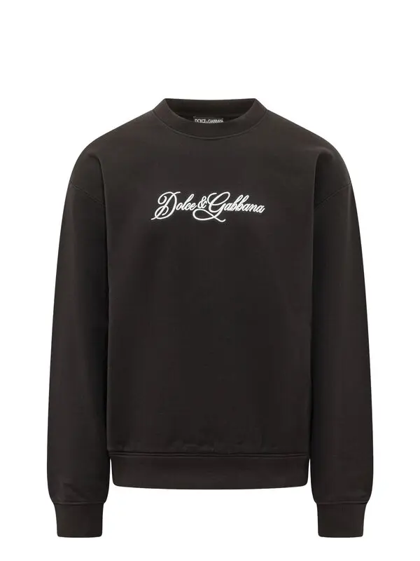 Dolce & Gabbana Logo Crewneck Sweatshirt - Nero