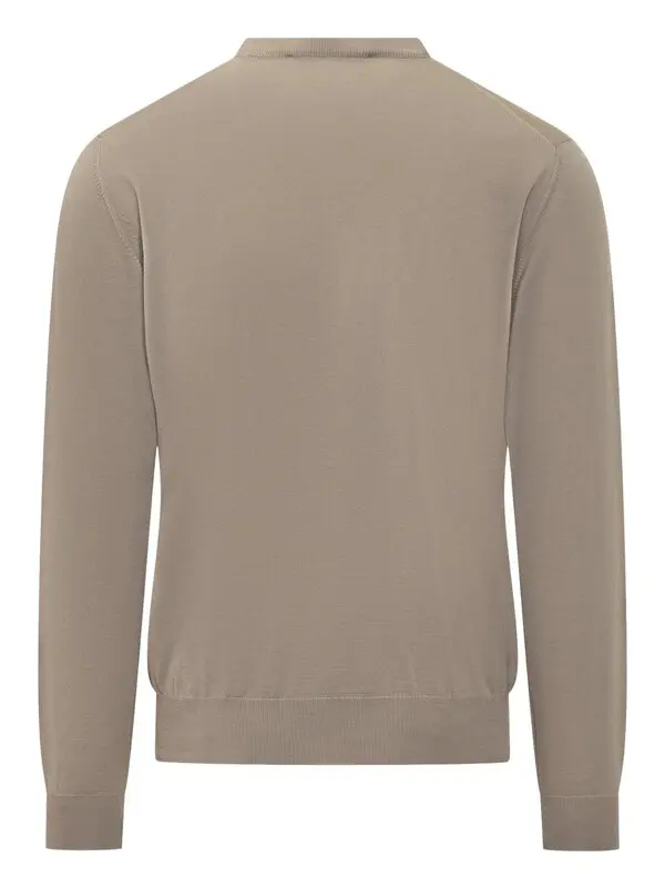 FILIPPO DE LAURENTIIS Wool Crew Neck Sweater - Grigio