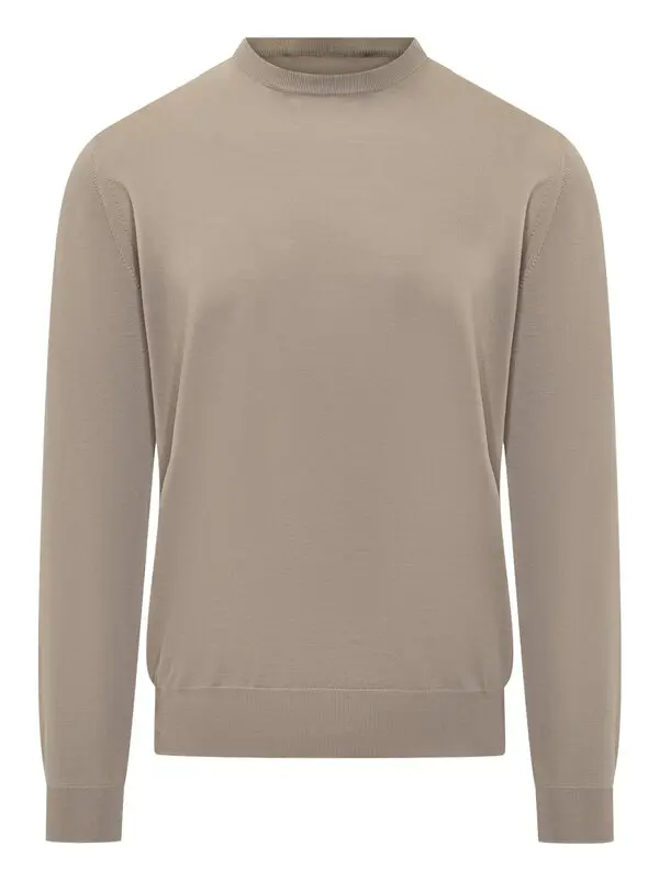 FILIPPO DE LAURENTIIS Wool Crew Neck Sweater - Grigio
