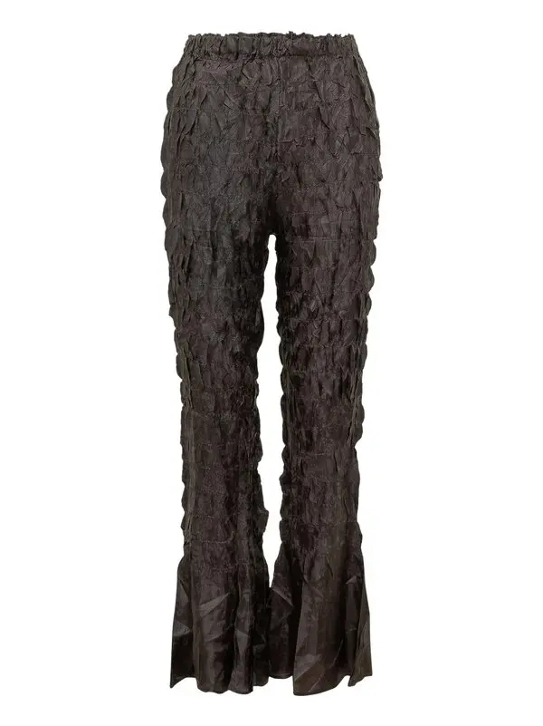 GONGDID DESIGN Gathered Trousers - Black