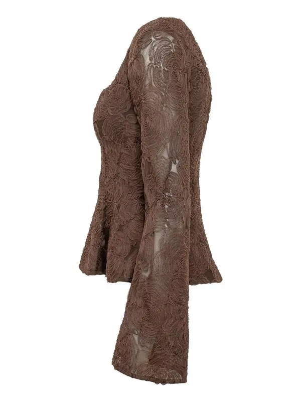 ROTATE BY BIRGER CHRISTENSEN Flower Mesh Top - Mole'