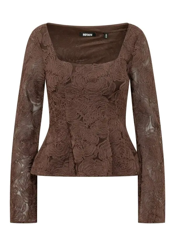 ROTATE BY BIRGER CHRISTENSEN Flower Mesh Top - Mole'
