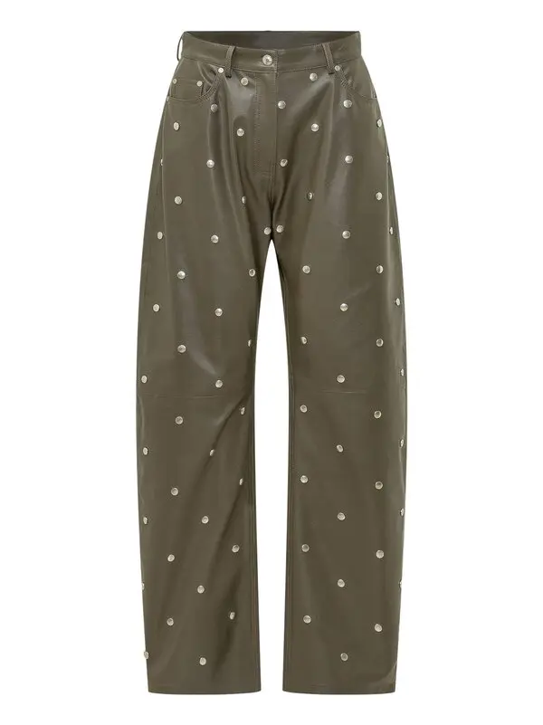 Stella McCartney Embellished Trousers - Mud