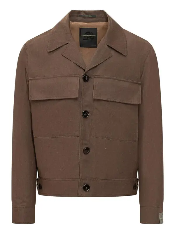 GABRIELE PASINI Stylish Jacket With Applied Buttons And Pockets - 02