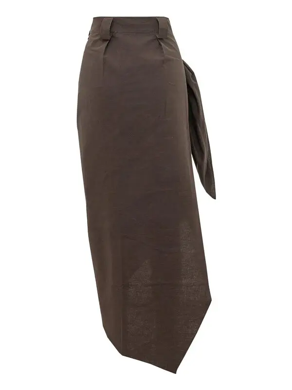 KATE CATE Tex Mex Long Sarong - Brown
