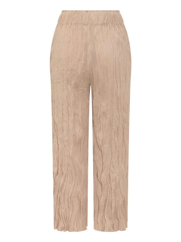 GONGDID DESIGN Classic Straight Leg Trousers - Peach
