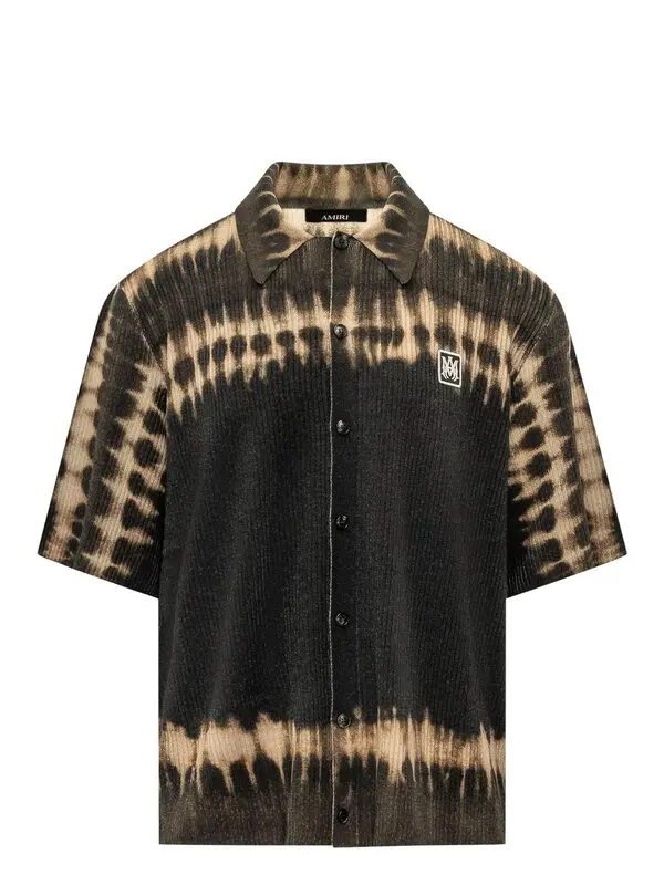 Amiri Paint-tch Tie-dye Mini Shirt - Black