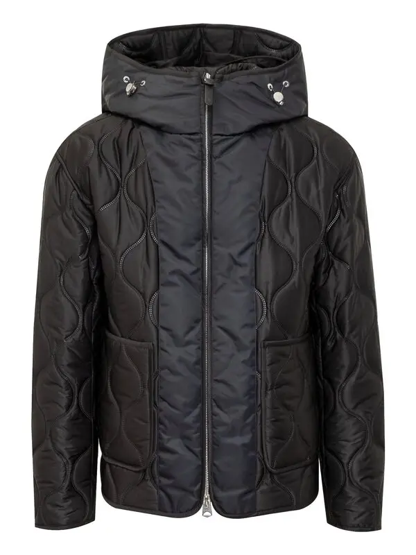 Mackage Quilted Hooded Jacket - Black