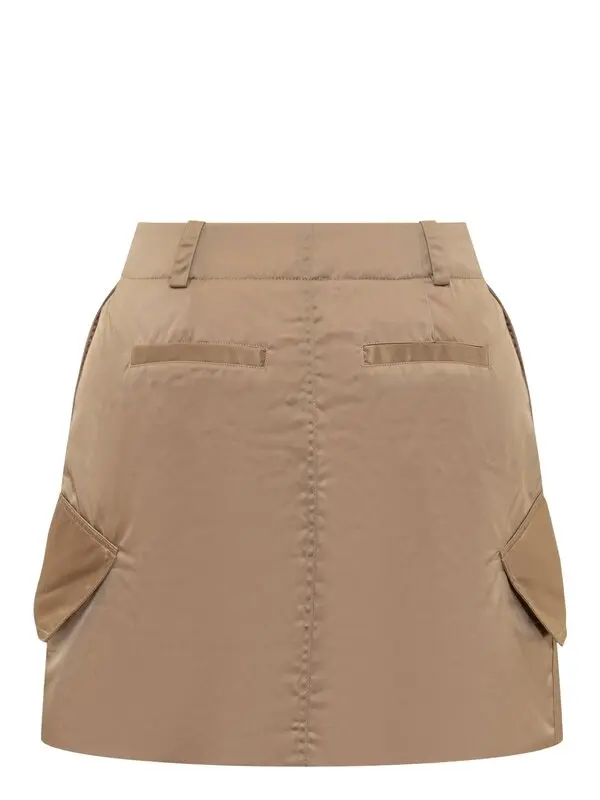 JW Anderson J. W. Anderson Mini Cargo Skirt With Quilted Details - Beige