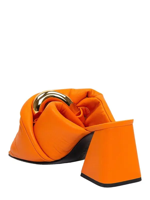 JW Anderson J. W. Anderson Twisted Heels Sandals - Orange