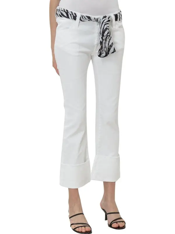 MAURIZIO MASSIMINO Jet-set Denim Jeans With Belt - Blu