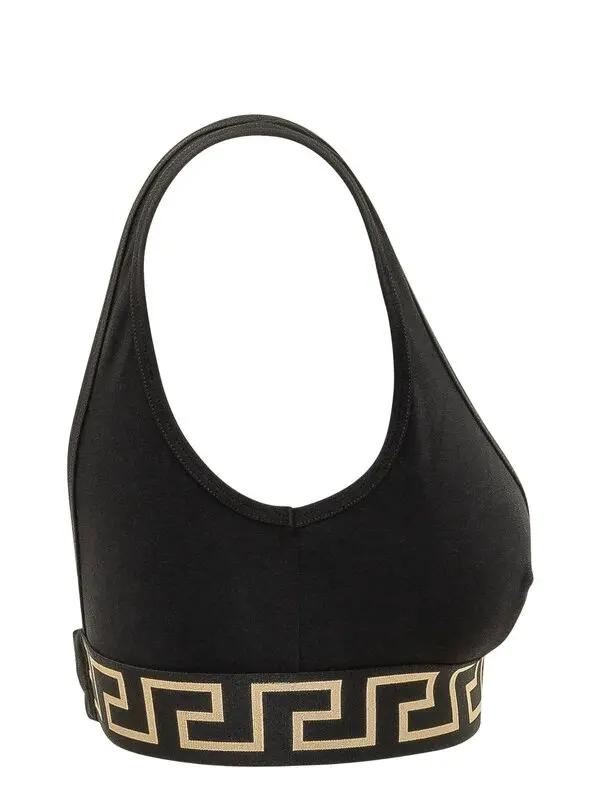 Versace Stretch Bra - Black